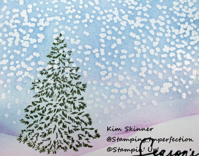 Winter Scene Cards: Create Snowbanks and Falling Snow Video Tutorial ...